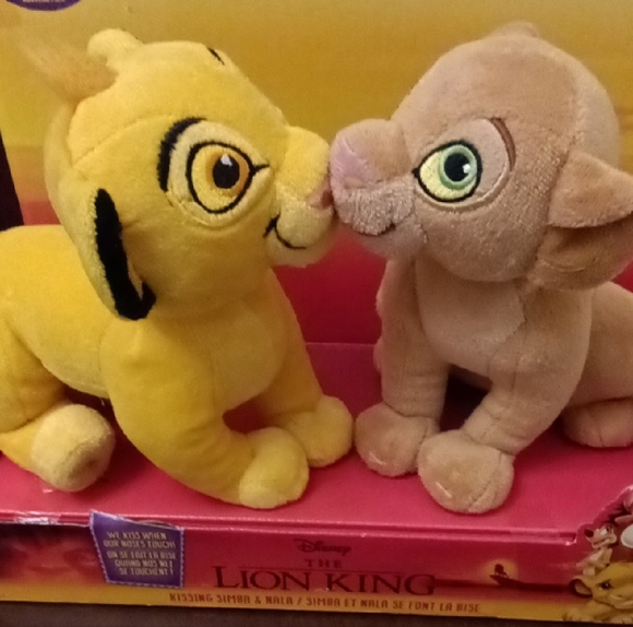 Disney | Toys | Disney The Lion King Simba Nala Plush Pair Yellow And ...